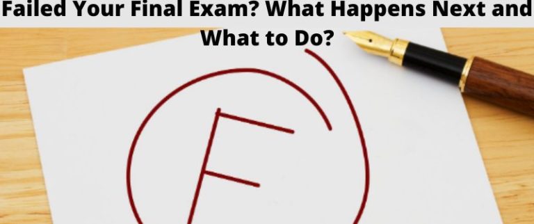 Failed your Final Exam? Here are the Next Steps and Solutions